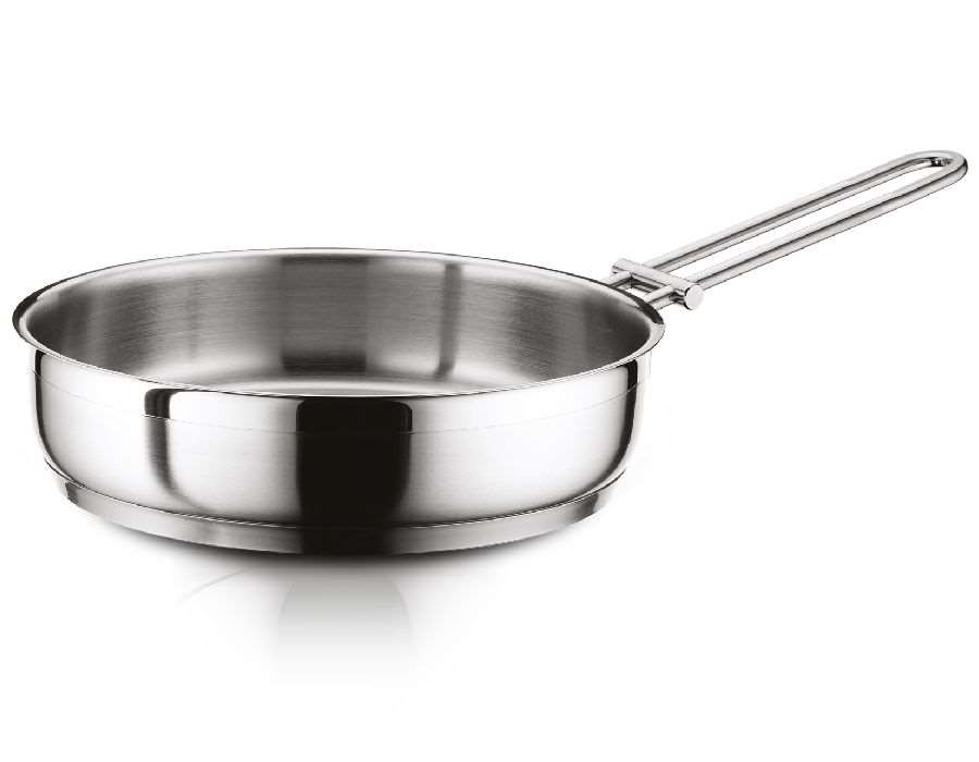 INOX 18/0 PAN DIA.28CM H.6.5CM - Ets Tassinon bvba